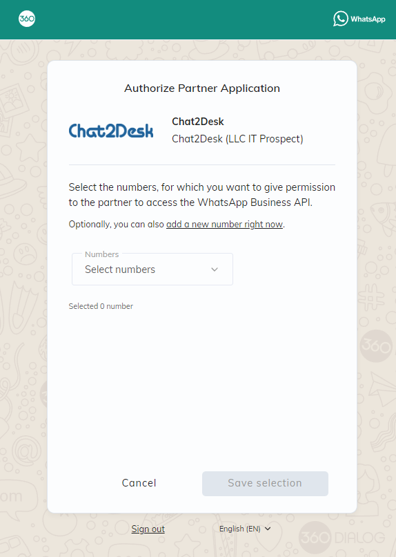 How to connect WhatsApp Business API? | Chat2Desk.com Knowledge base